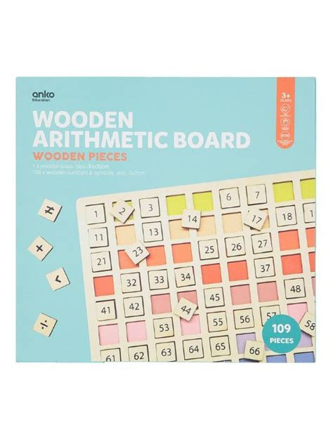 Wooden Arithmetic Board