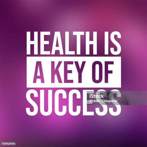 건강은 성공의 열쇠입니다 현대적인 배경 벡터와 동기 부여 견적 감정에 대한 스톡 벡터 아트 및 기타 이미지 감정 개념