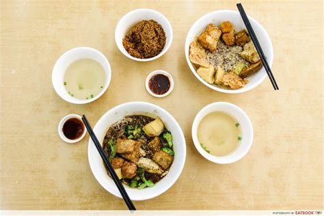 Fatty Aunt Yong Tau Foo Review Bak Chor Mee Yong Tau Foo With More Than 50 Choices Eatbook Sg
