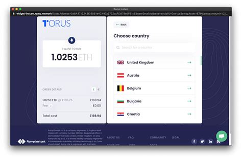 Integrating Ramp Network For FIAT On Boarding Within Europe