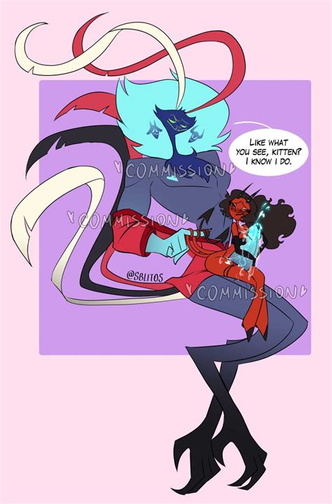 Rule 34 Absurd Res Asmodeus Helluva Boss Bodily Fluids Body Hair Chest Hair Cum Demon Duo