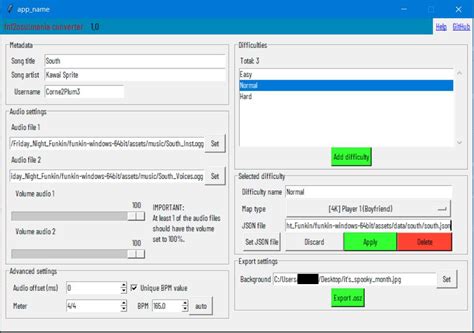 Github Corne2plum3 Fnf2osumania Import Friday Night Funkin Charts Into Your Osu Game