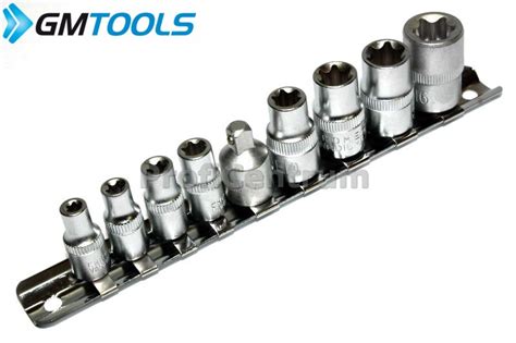 Torx Socket Set E5 E16 1 4 3 8 Gm Tools Socket Wrenches Sockets Gm Tools Shop Online