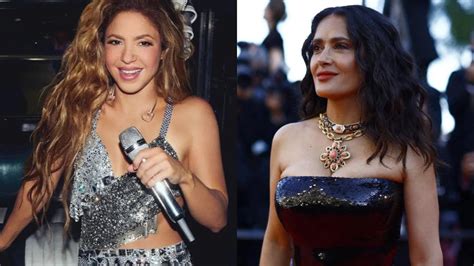Shakira Le Dio Un Regalo Especial A Salma Hayek Y La Actriz Lo