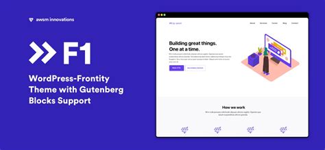 Awsm F1 Frontity Starter Theme With Gutenberg Blocks Support 🎬