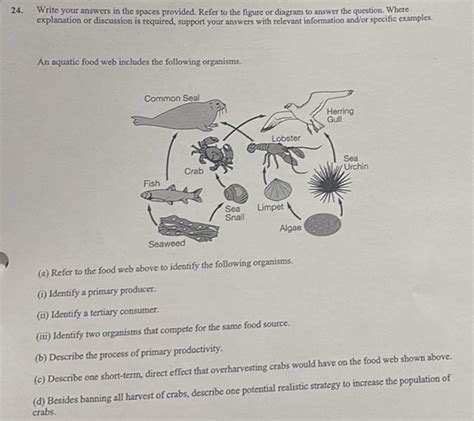 24 Write Your Answers In The Spaces Provided Refer To The Figure Or