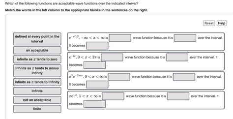 Solved Which Of The Following Functions Are Acceptable Wave Chegg Com