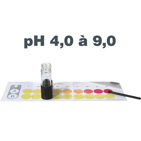 Kit économique d analyse du pH par comparateur colorimétrique visuel