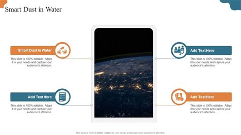 Smart Dust In Water In Powerpoint And Google Slides Cpp PPT Sample