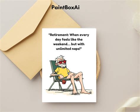 Funny Retirement Card Humorous Digital Download Printable