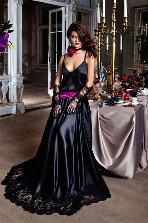 Satin Gown Satin Dresses Gowns Elegant Prom Dresses Pretty Dresses