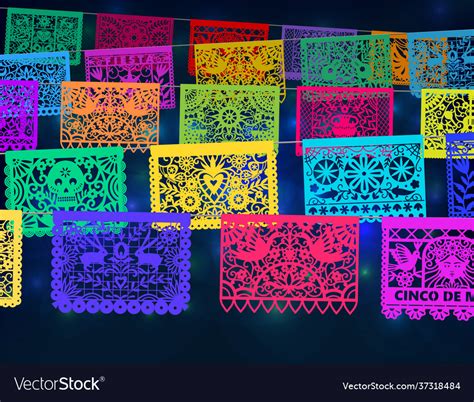 Mexican Papel Picado Banners Svg 1193130