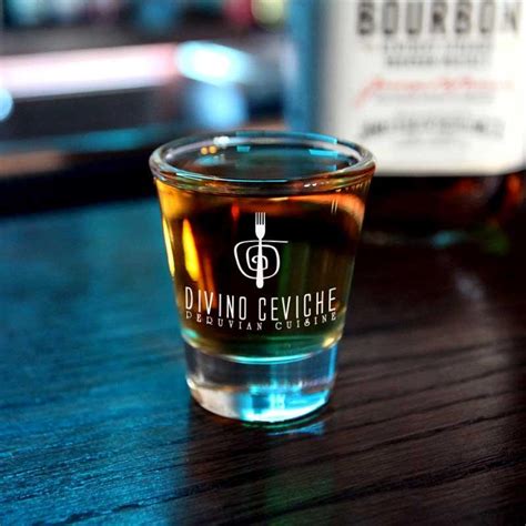 Customizable 15oz Thick Base Clear Barconic® Shot Glass Logobarproducts