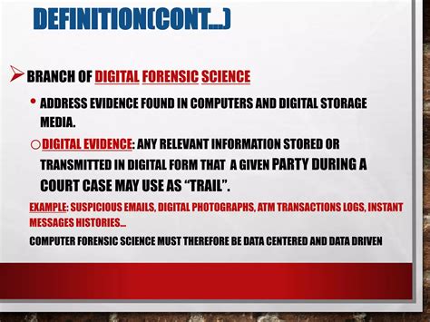 Chap 1 General Introduction To Computer Forensics Ppt Computing Technology And Computing