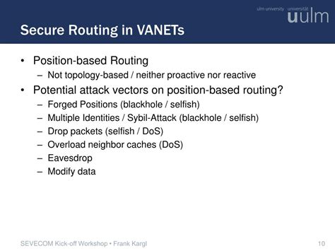 Ppt Secure Routing For Vehicular Networks Powerpoint Presentation