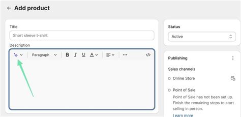 Shopify Magic Write Product Descriptions With Artificial Intelligence Ecommerce