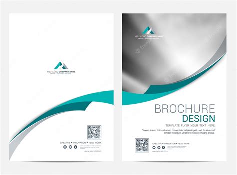 Premium Vector Brochure Template Flyer Design Vector Background