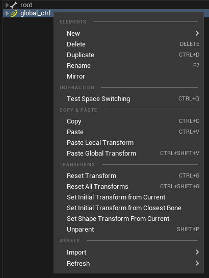 control rig editor in unreal engine unreal engine 5 6 documentation