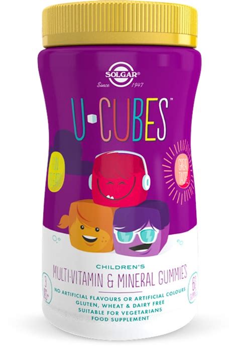 Solgar U Cubes Multi Vitamin And Mineral 60 Gummies Medino