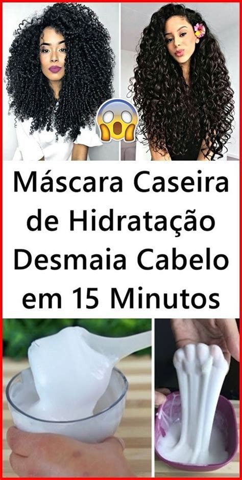 Máscara caseira de hidratação desmaia cabelo em 15 minutos