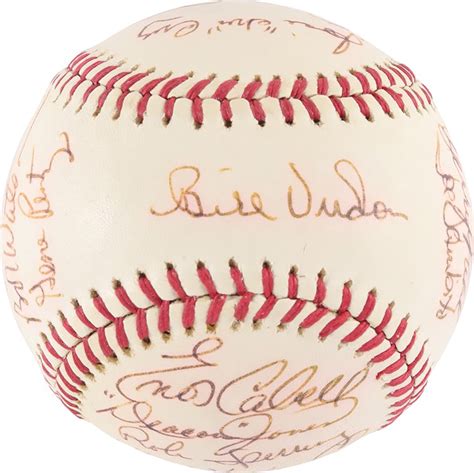 1977 Houston Astros Team Signed Baseball