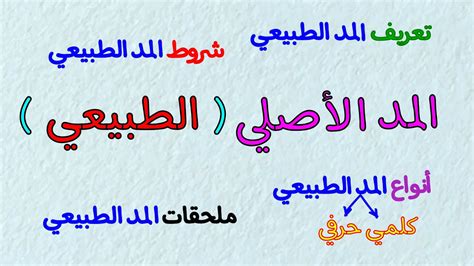 المد الأصلي الطبيعي Youtube