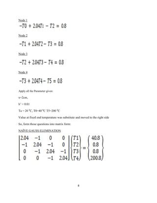 Numerical Report Gauss PDF