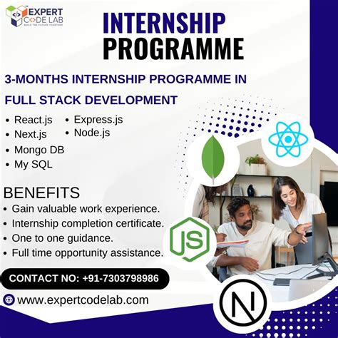 Expert Code Lab On Linkedin Fullstackdevelopment Internshipopportunity Techcareers Careerboost