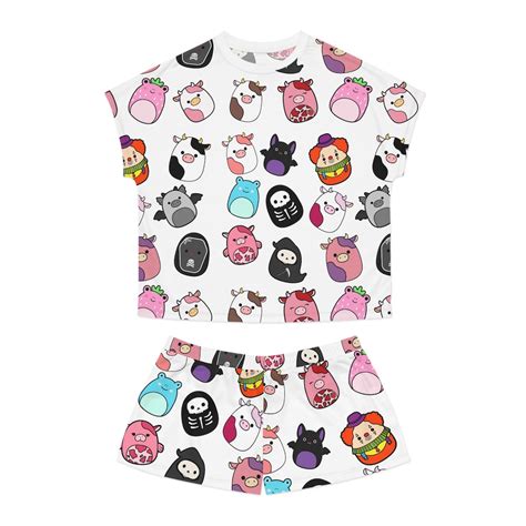 Squishmallow Short Pajama Set Squish Pjs Squish Pj Wendy Etsy
