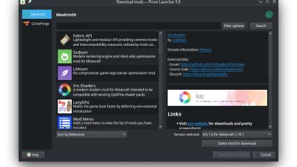 Prism Launcher A Custom Launcher For Minecraft That Allows You To Easily Manage Multiple