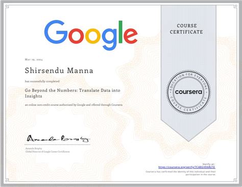 completed go beyond the numbers translate data into insights course