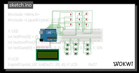 ライツアウト 完成 Wokwi Esp32 Stm32 Arduino Simulator