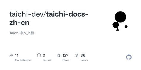 Github Taichi Devtaichi Docs Zh Cn Taichi中文文档
