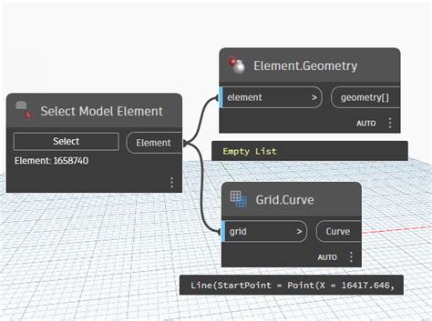 Getting Grid Geometry Revit Dynamo