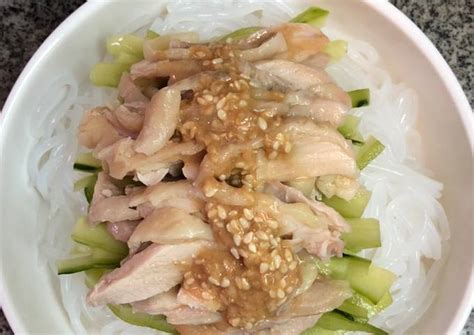 捧捧雞蒟蒻冷麵 自製日式芝麻拌醬 食譜與作法 by Celia Cookpad