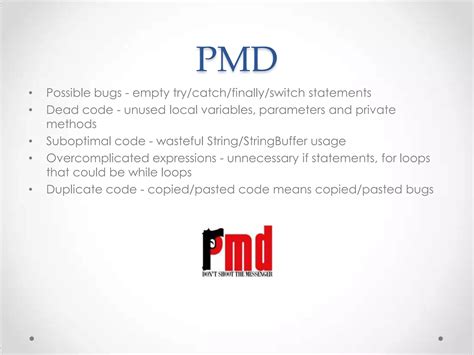 Java Code Quality Tools Ppt