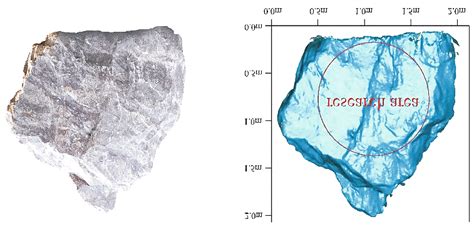 Photo Of A Scanned Sample A And The Complete 3D Surface Roughness