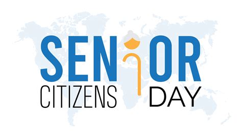 Senior Citizens Day Is Observed Every Year On Augustbanner Design