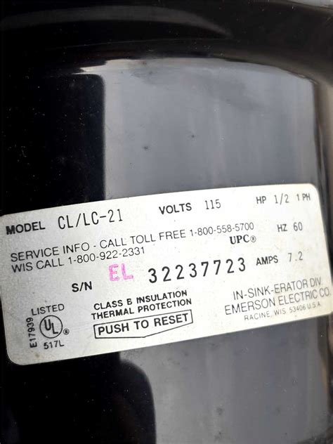 Insinkerator Pro 17 Garbage Disposal Lot Of Two Online Government