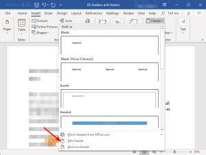 How To Put Microsoft Word Header On First Page Only