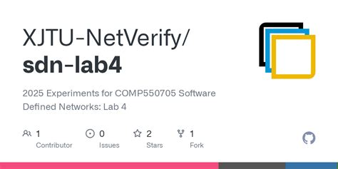 Sdn Lab4 README Md At Main XJTU NetVerify Sdn Lab4 GitHub