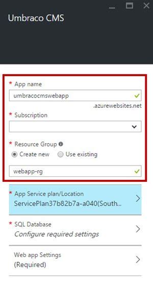 Install Umbraco Cms On Microsoft Azure