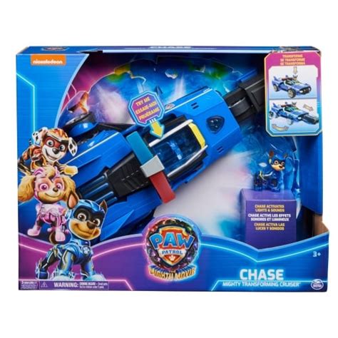 Patrulla Canina Vehículo Deluxe Chase Paw Mighty Movie 3 años