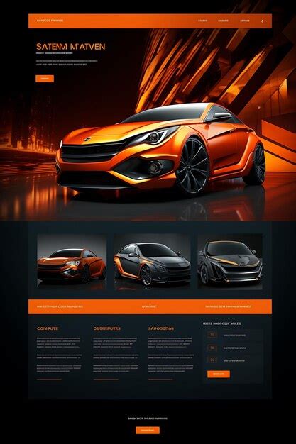 Premium Ai Image Website Of A Mini Mobility Accessory Layout Web Des