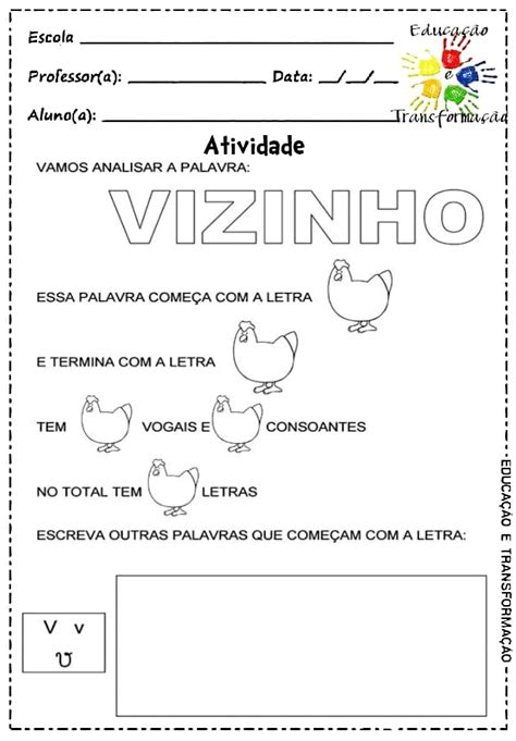 Sequência didática a parlenda A galinha do vizinho Confira as 28