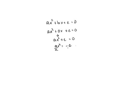 SOLVED If The Coefficient Of X Is Zero In A Quadratic Polynomial Then Prove That The Zeroes