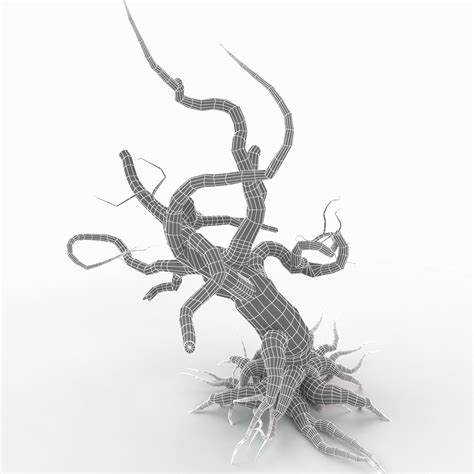 3d Roots Tree Model