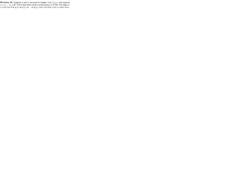 Solved Problem Suppose M And N Are Positive Integers Chegg