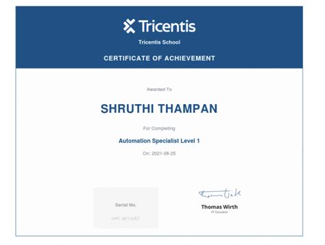 Shruthi Thampan On Linkedin Tosca Automationtesting Tricentis Automation