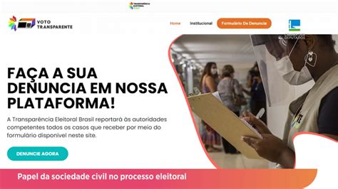 Papel Da Sociedade Civil No Processo Eleitoral Tv Câmara Portal Da
